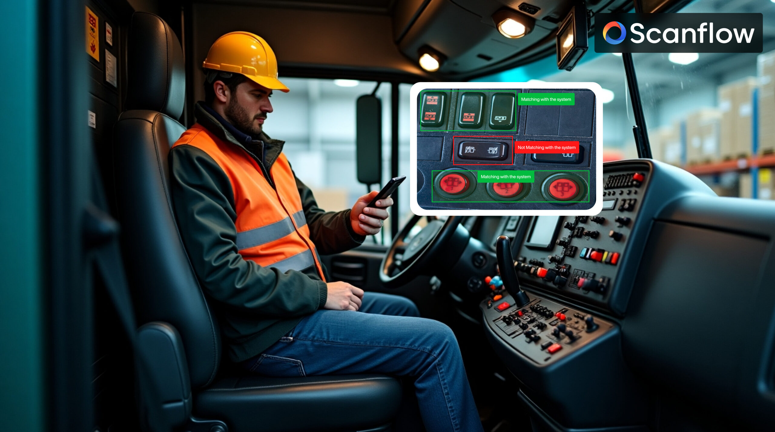 End of line AI visual inspection for heavy vehicles: ensuring cockpit ...